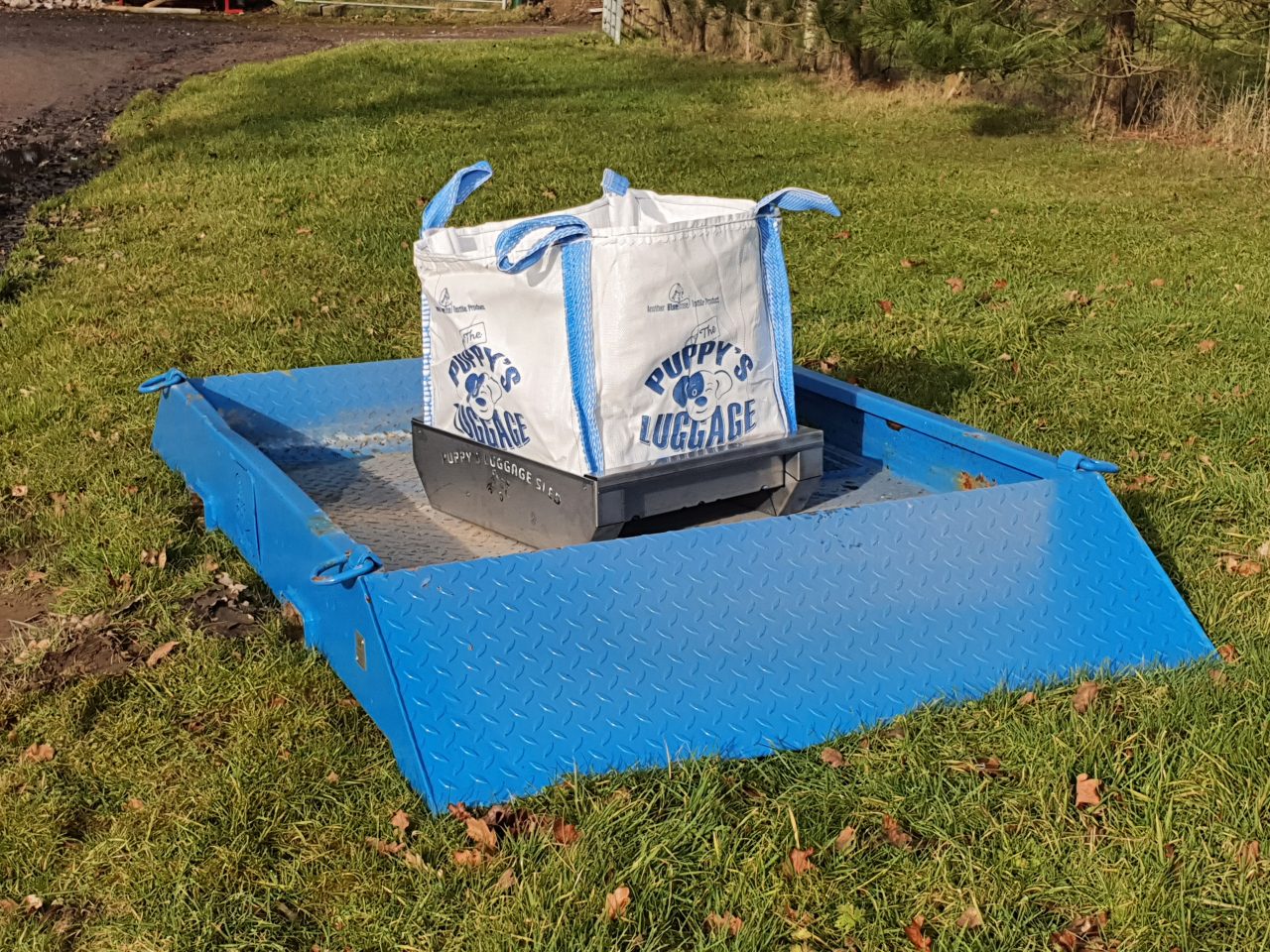 Puppy's Luggage - BlueRinse Concrete Washout Solutions